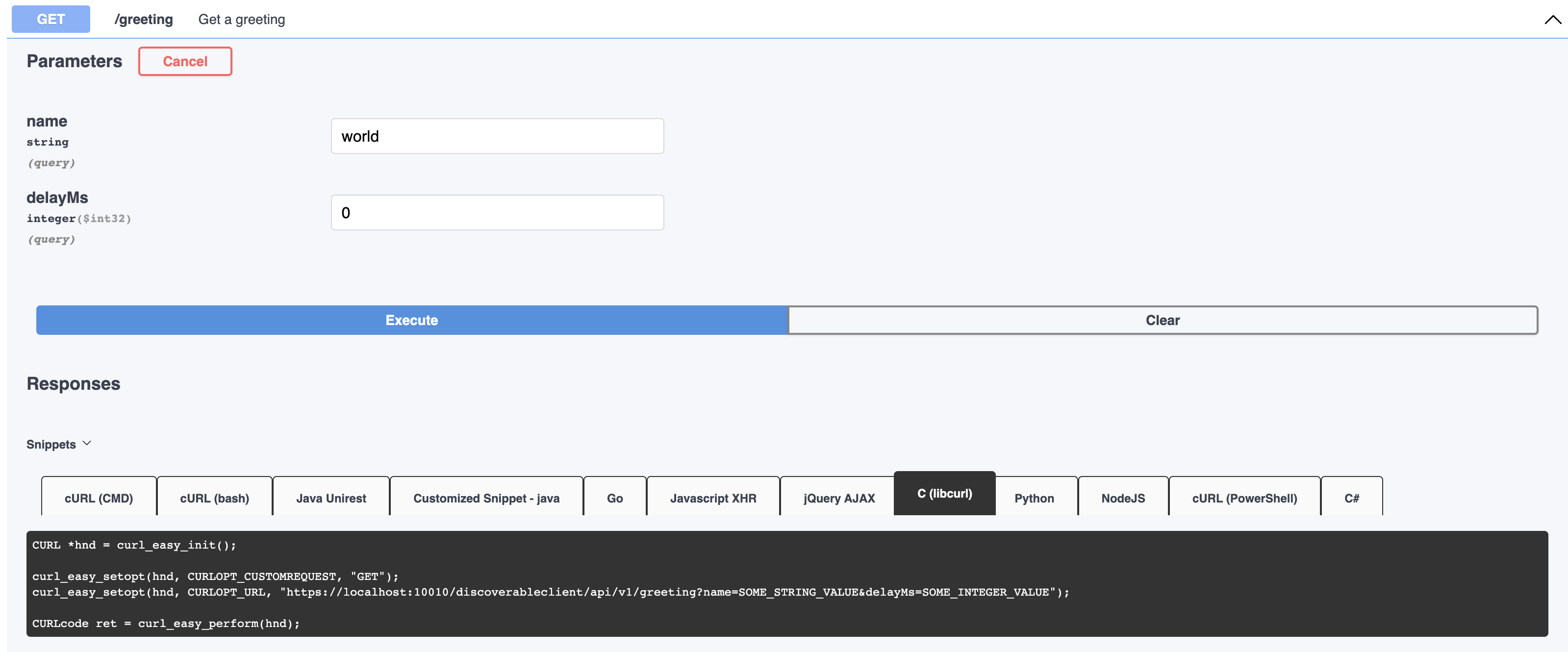 Swagger Code Snippets Functionality In The API Catalog Zowe Docs